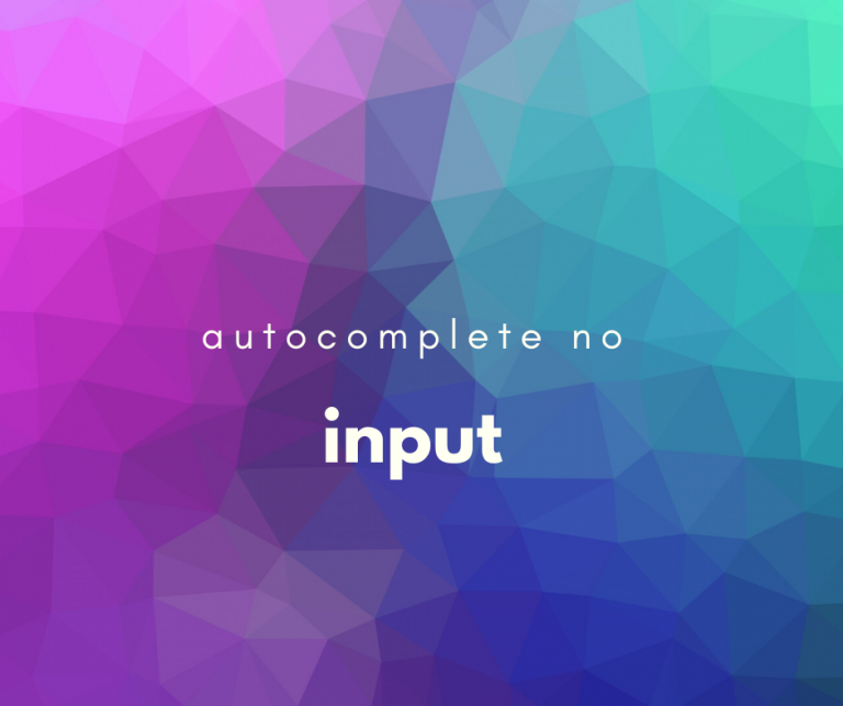 HTML: Como ativar o autocomplete no input | Hora de Codar