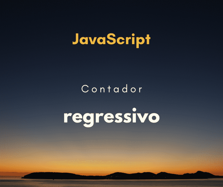 Contador regressivo com JavaScript puro | Hora de Codar