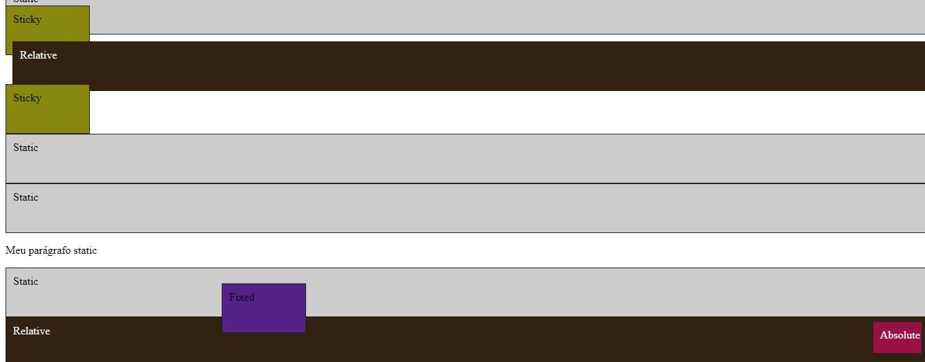 Aprenda Tudo Sobre Positions No Css Relative Absolute Fixed E Sticky
