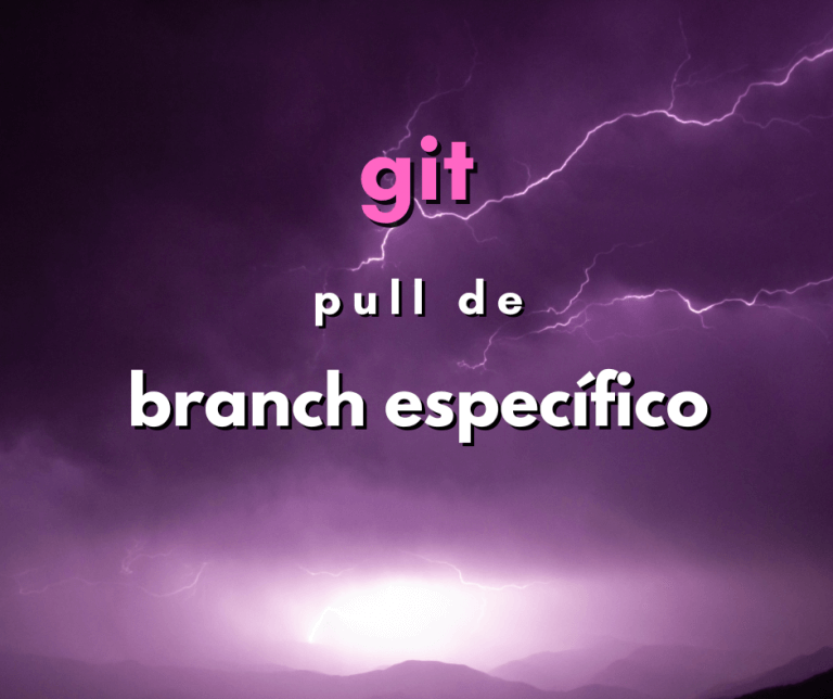 Como fazer git pull de branch específico do repositório