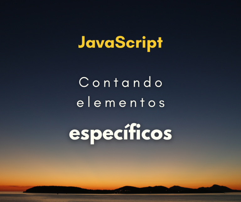 Como contar elementos específicos de um array em JavaScript
