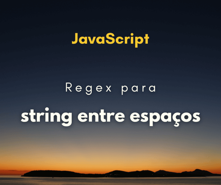 Expressão regular para pegar string entre espaços com JavaScript