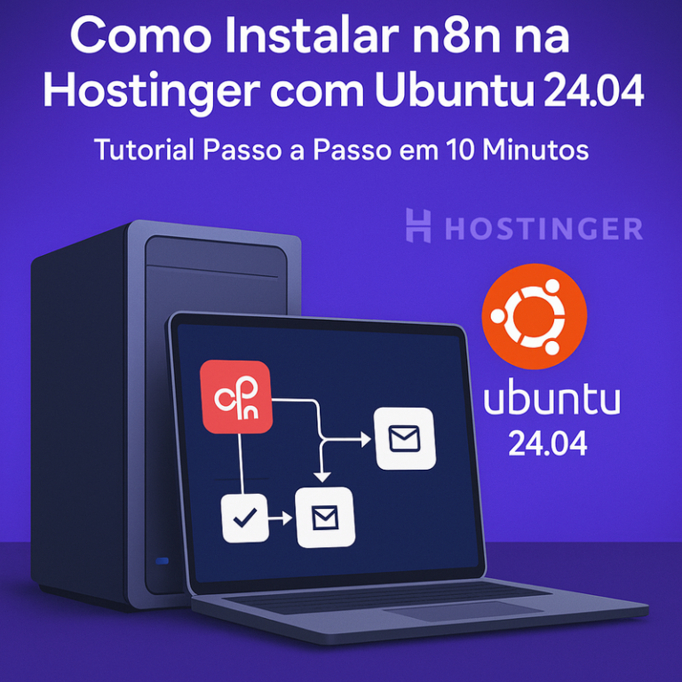 Como instalar n8n na Hostinger com Ubuntu 24.04 rápido