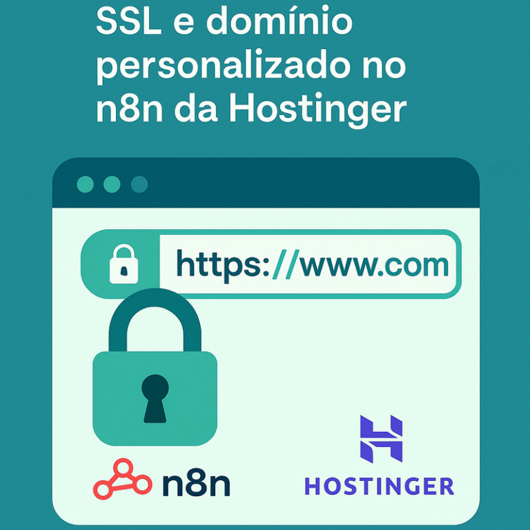 Configurar SSL e domínio no n8n Hostinger passo a passo