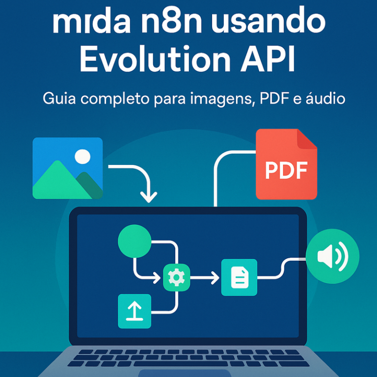 Como enviar mídia pelo n8n usando Evolution API