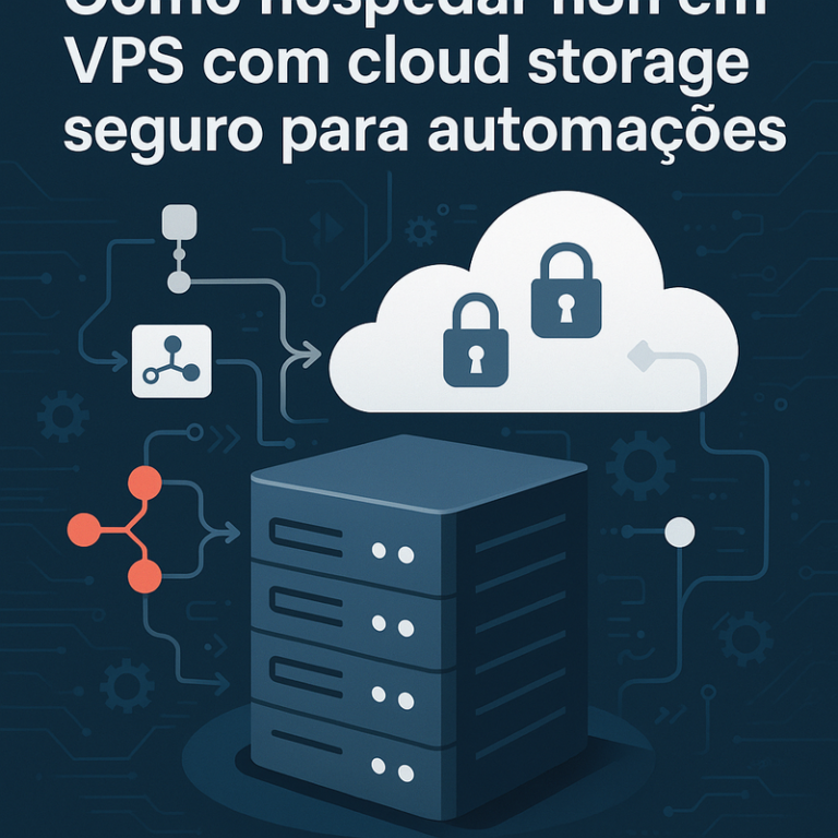 Hospedar n8n em VPS com cloud storage seguro