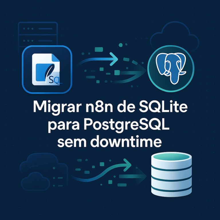 Migrar n8n de SQLite para PostgreSQL sem downtime
