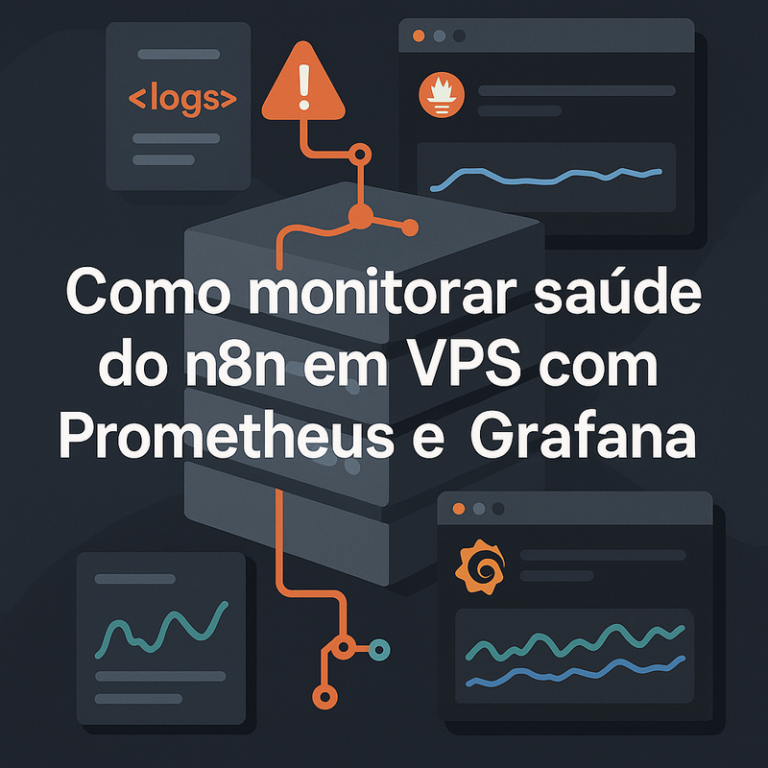 Monitorar saúde do n8n em VPS com Prometheus e Grafana