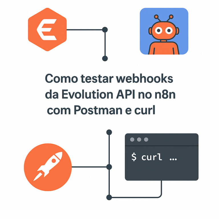 Testar webhooks da Evolution API no n8n com Postman e curl