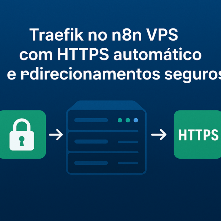 Traefik no n8n VPS com HTTPS automático e seguro
