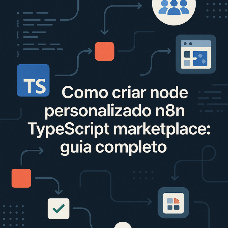 Criar node personalizado n8n TypeScript marketplace