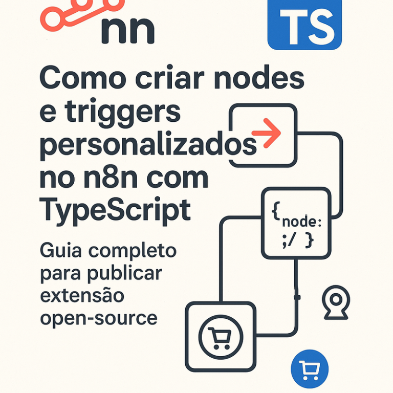 Como criar nodes e triggers personalizados n8n TypeScript