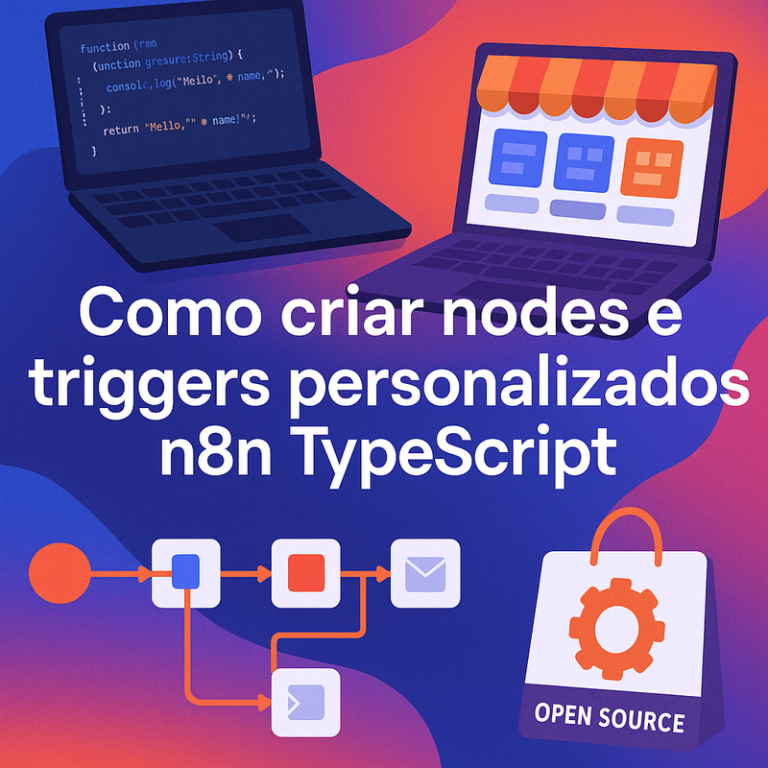 Como criar nodes e triggers personalizados n8n TypeScript
