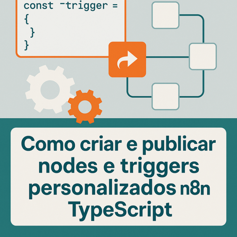 Criar e publicar nodes e triggers personalizados n8n TS
