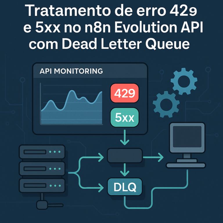 Tratamento de erro 429 e 5xx no n8n Evolution API