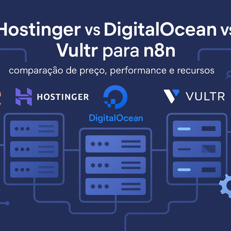Hostinger vs DigitalOcean vs Vultr para n8n: melhor VPS