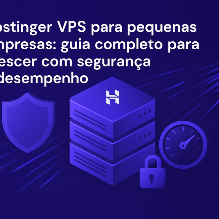 Hostinger VPS para pequenas empresas: guia seguro