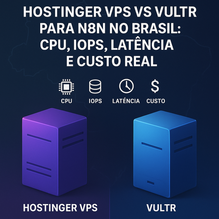 Hostinger VPS vs Vultr para n8n no Brasil: Comparativo