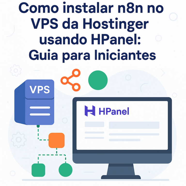 Como instalar n8n no VPS da Hostinger usando HPanel