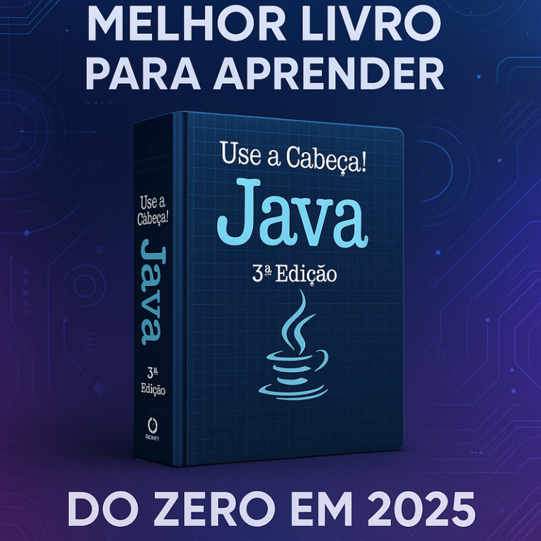 Melhor livro para aprender Java do zero em 2025