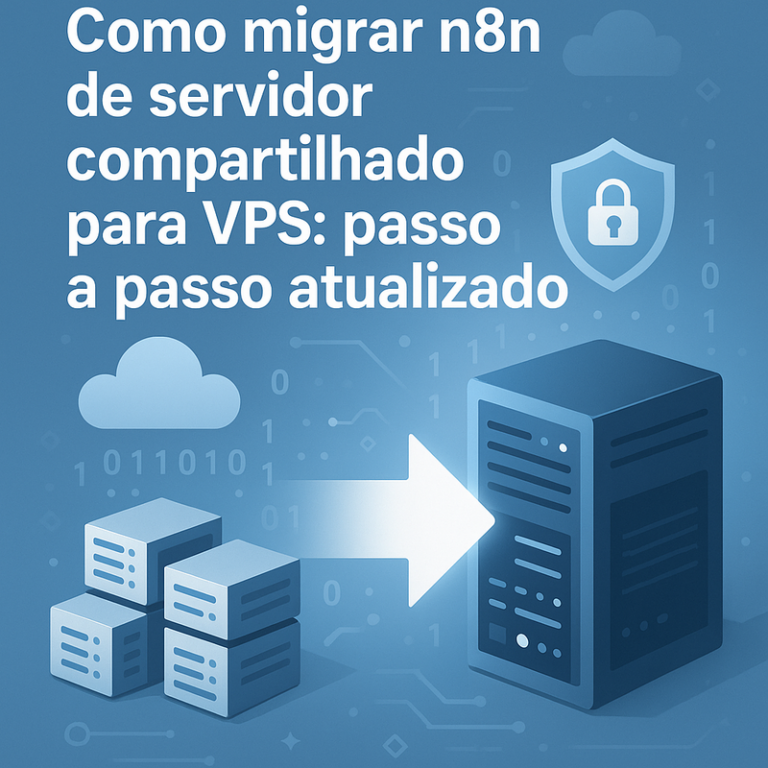 Como migrar n8n de servidor compartilhado para VPS