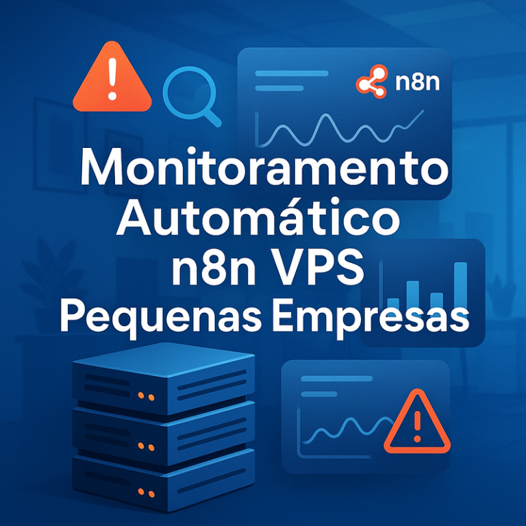 Monitoramento automático n8n VPS pequenas empresas