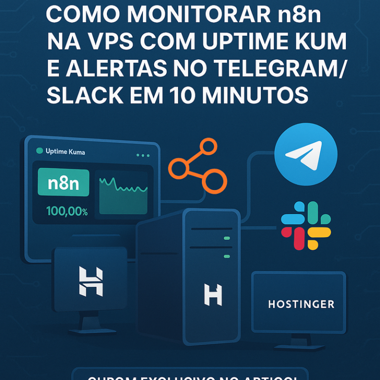 Como monitorar n8n na VPS com Uptime Kuma + alertas
