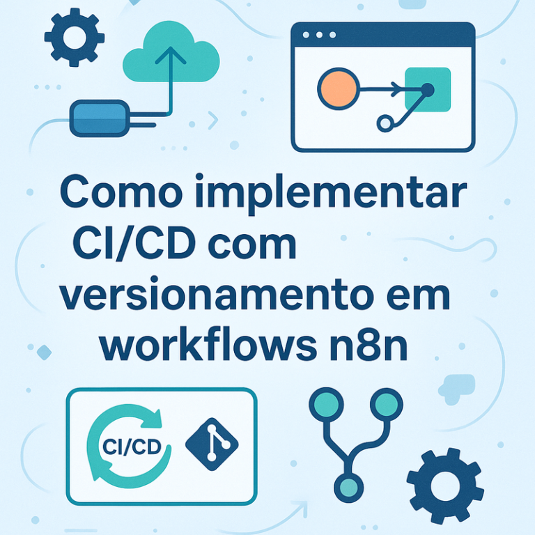 Como implementar CI/CD com versionamento em workflows n8n
