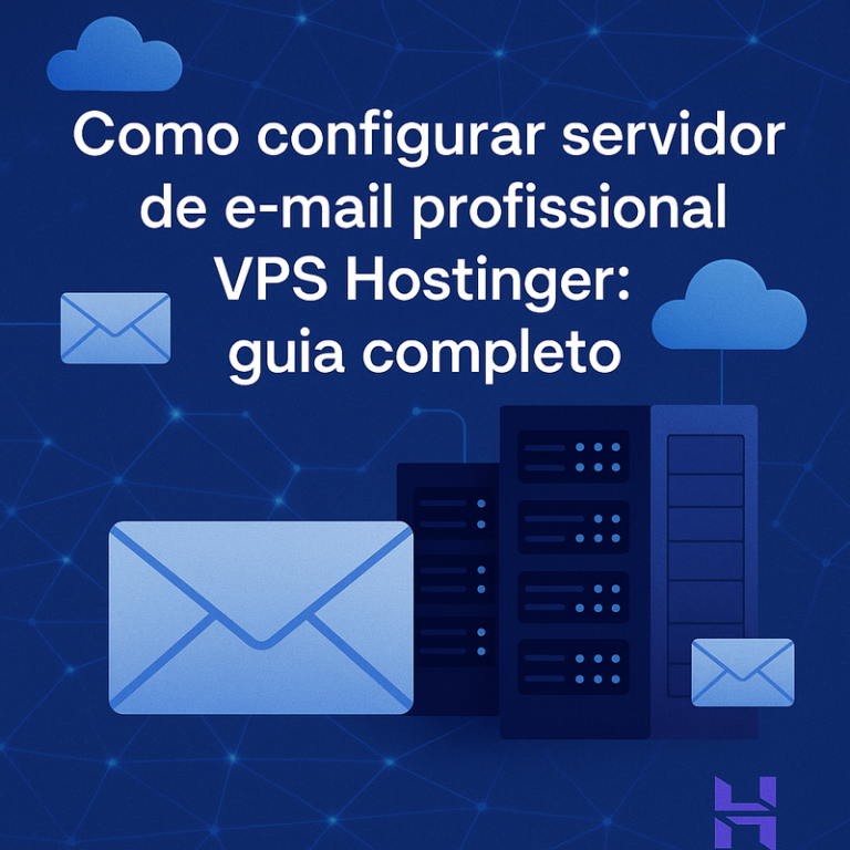 Como configurar servidor de e-mail VPS Hostinger