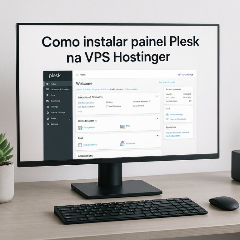 Como instalar painel Plesk na VPS Hostinger