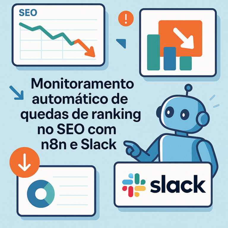 Monitoramento automático de quedas de ranking no SEO