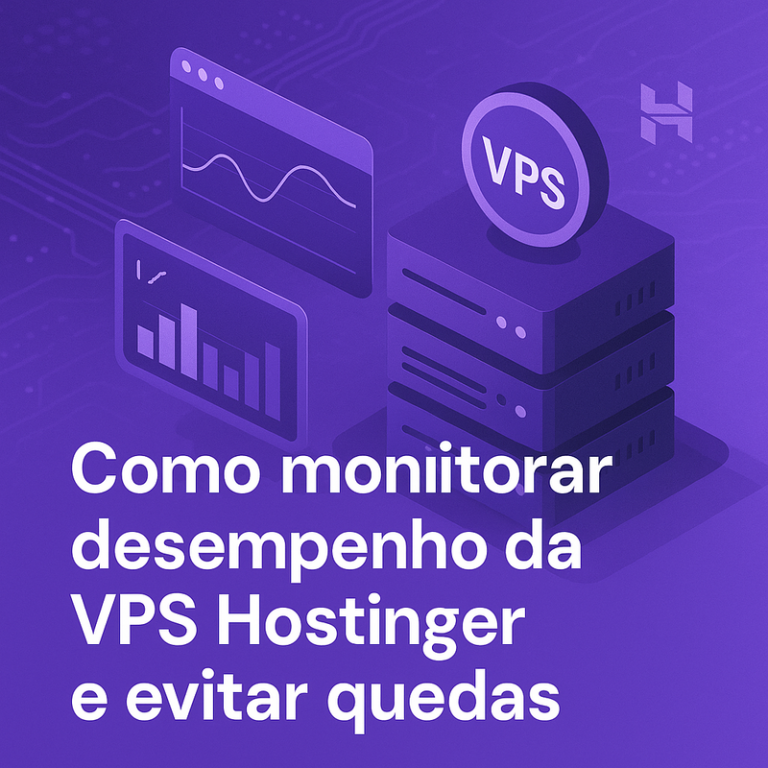 Monitorar desempenho VPS Hostinger e evitar quedas