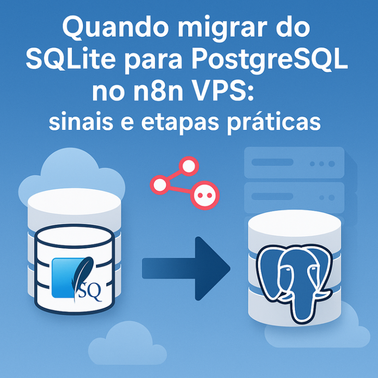 Quando migrar do SQLite para PostgreSQL no n8n VPS