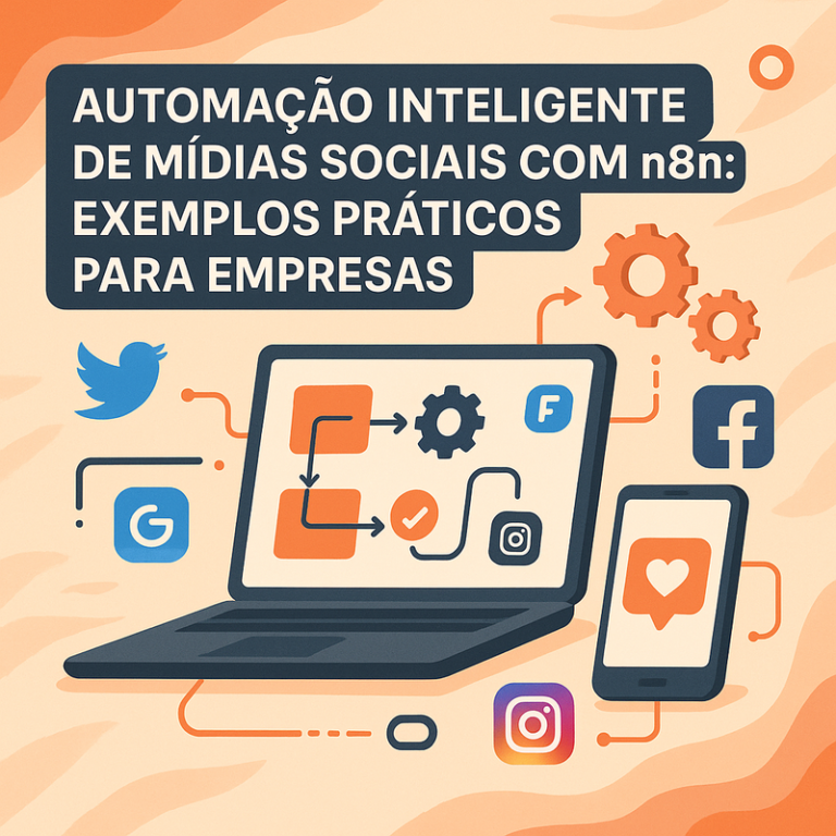 Automação inteligente de mídias sociais com n8n