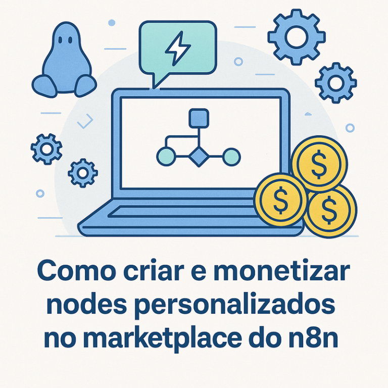 Criar e monetizar nodes personalizados no n8n marketplace
