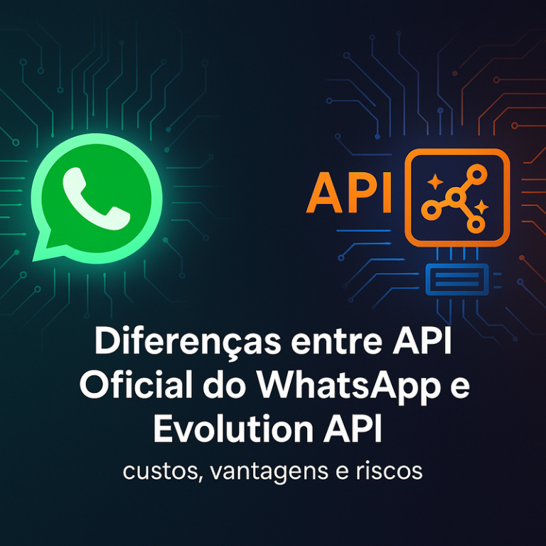 Diferenças API Oficial WhatsApp vs Evolution API e custos