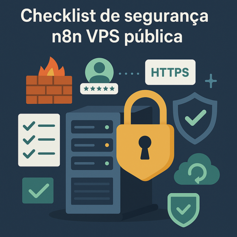 Checklist de segurança n8n VPS pública: guia prático