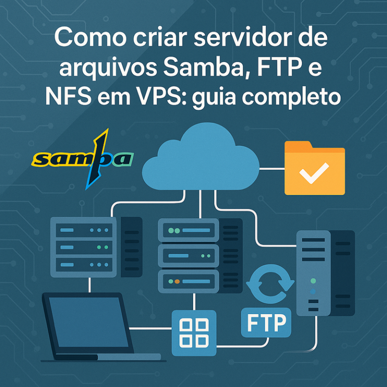 Como criar servidor de arquivos Samba, FTP e NFS VPS