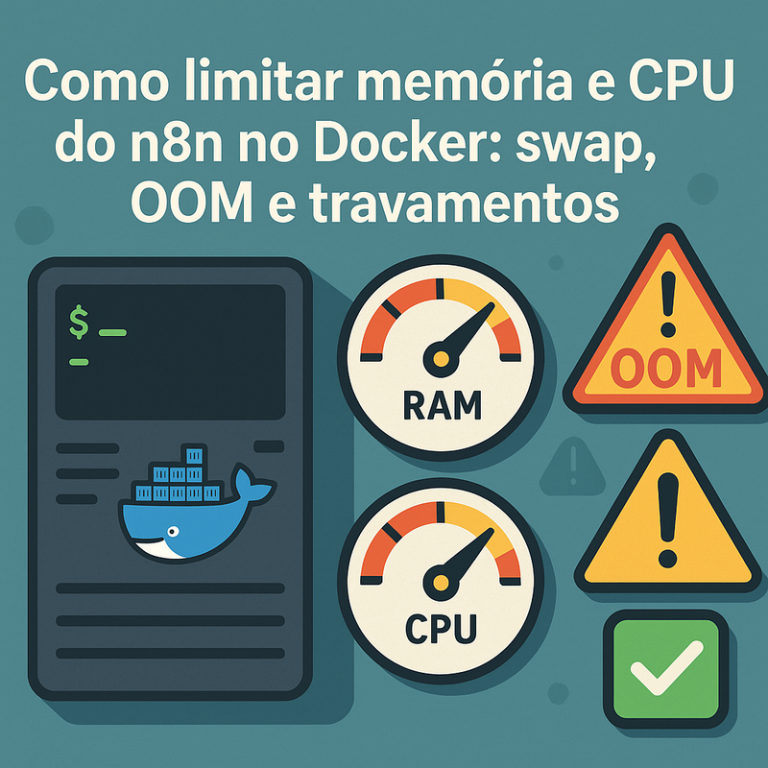 Como limitar memória e CPU do n8n no Docker