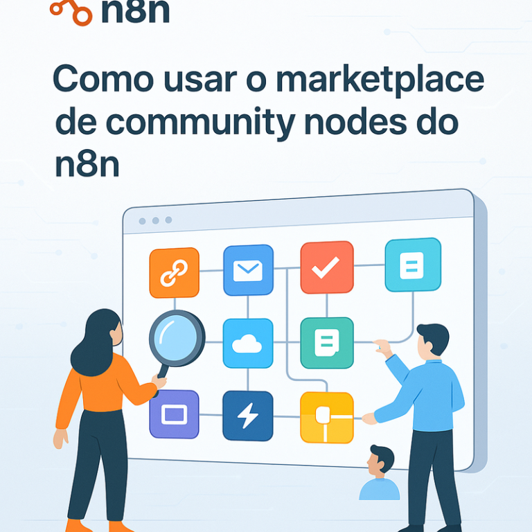 Como usar o marketplace de community nodes do n8n
